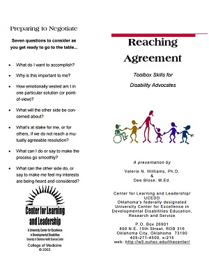 Reaching Agreement Toolbox